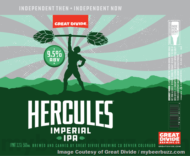 Great Divide Adding Hazy Hercules & Hercules 19.2oz Cans - My BeerBuzz
