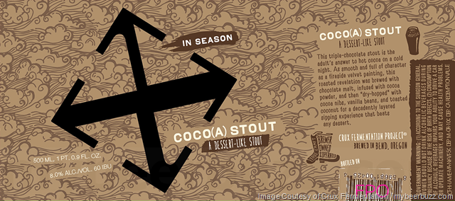 Crux Fermentation - Coco(a) Stout Coming To Bottles - My BeerBuzz